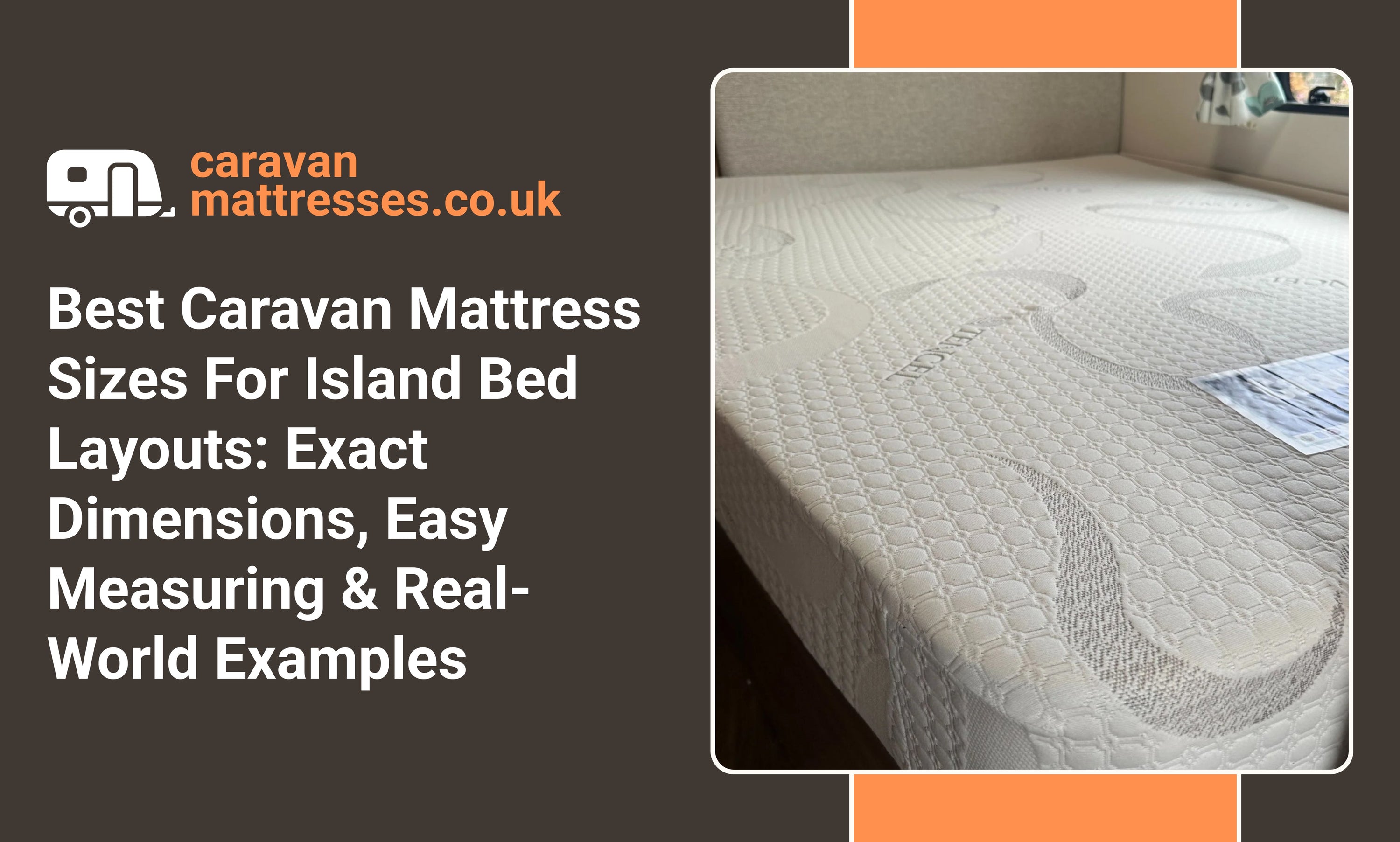Island Bed Caravan Mattress Dimensions Guide UK